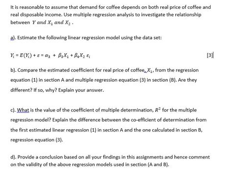 Solved Section A Simple Linear Regression Model 1p Marks Chegg Com