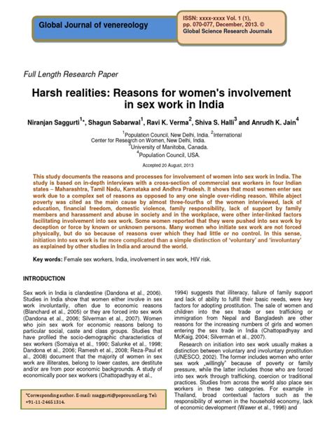 Harsh Realities Of Prostition In India Pdf Prostitution Sex Trafficking