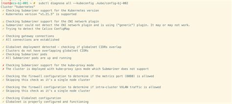Use Command Subctl Diagnose All To Diagnose Issues With Each Cluster I Got An Error · Issue
