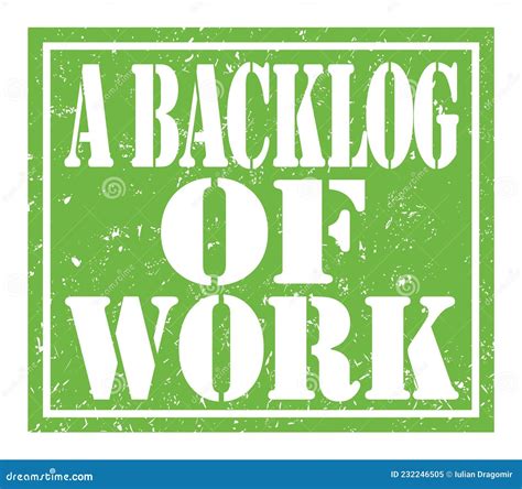 Backlog Cartoon Vector 102910495