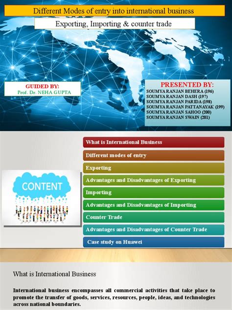 Ib Presentation By Neha Maam Pdf Imports Exports