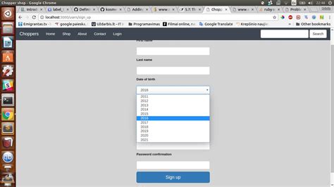 Ruby On Rails Year Select Issue Stack Overflow