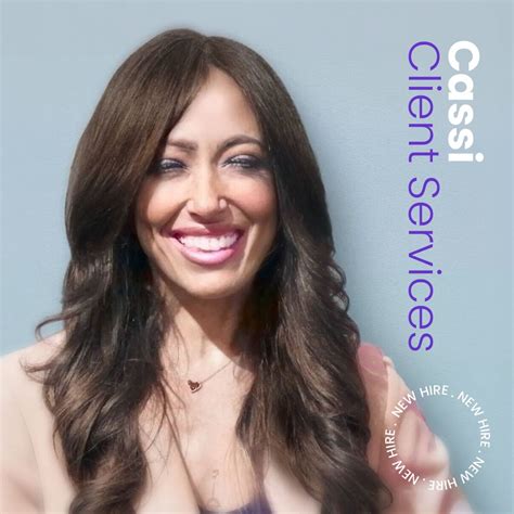 Congratulations On Your New Role Cassi Pires Very Proud Of You And Excited To See What This