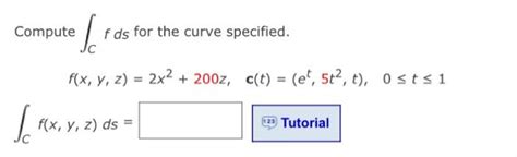Solved Compute Cfds For The Curve Specified Chegg Com