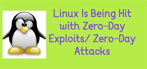 Linux Is Being Hit With Zero Day Exploits Zero Day Attacks Linuxtechlab