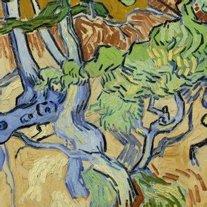 Van Gogh Tree Roots 1890 Fine Reproduction Fine Art Print Etsy