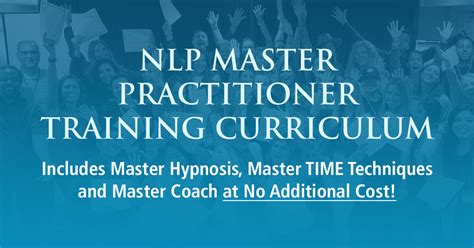 Nlp Master Practitioner Training Including Master Hypnotherapy And