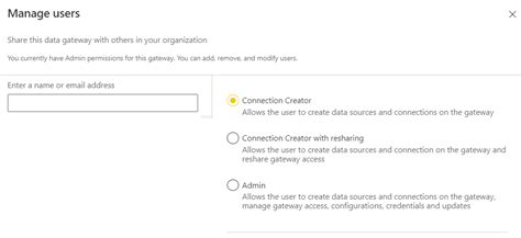Solved New User Cannot Add New Data Sources To On Premise Microsoft Fabric Community
