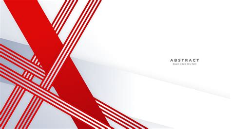 Modern Abstract Geometric Red And White Background Premium Vector 31736701 Vector Art At Vecteezy