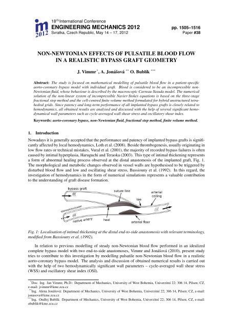 Non Newtonian Effects Of Pulsatile Blood Flow In A Realistic Bypass