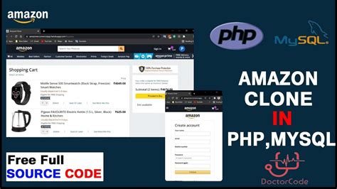 Free Amazon Clone With Php And Mysql With Full Source Code Youtube