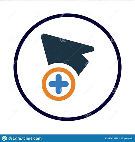 Arrow Cursor Pointer Arrow Symbol Icon Stock Vector Illustration