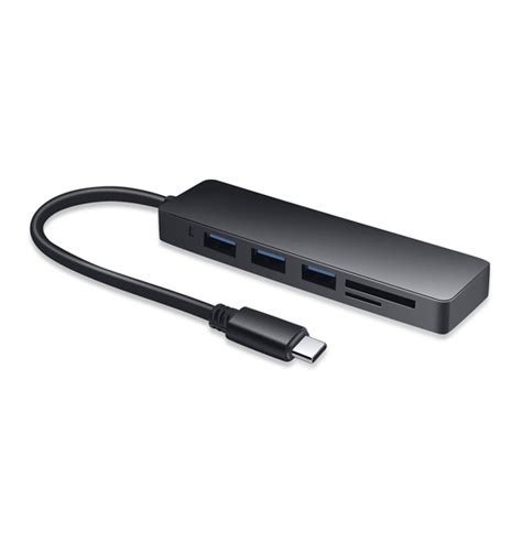 Type C To USB USB Hub With Card Reader