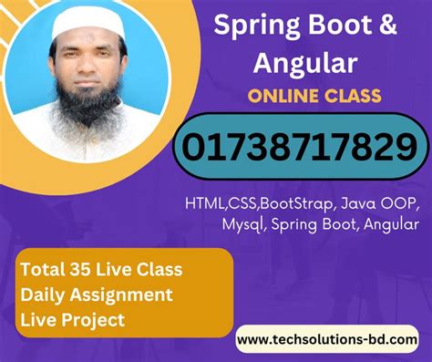Spring Boot Ann Angular With Live Project Mobile Application Design