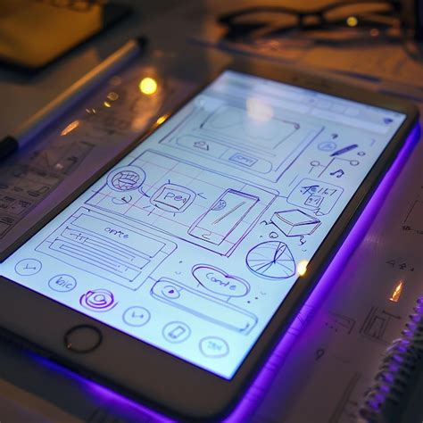 A Ui Creator Prototyping Collaborations For A Portable Application Premium Ai Generated Image