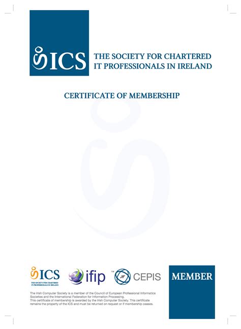 07 Jul Ics Members Certificate Techcentral Ie