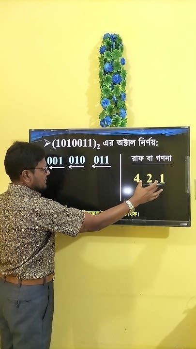 Hsc Ict Chapter 3 Free Online Class 24 বাইনারি হতে অক্টাল Binary To Octal Hscict