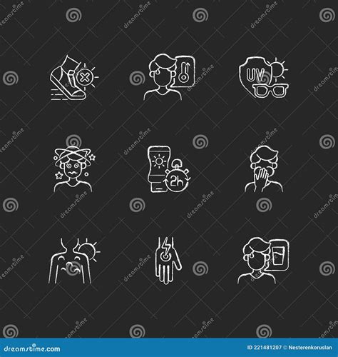 Sunstroke Prevention Vector Infographic Template 222267560