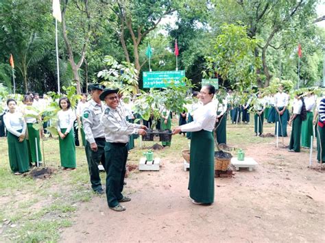 မရမ်းကုန်းမြို့နယ် အ ထ က ၃ ကျောင်းတွင် မိုးရာသီသစ်ပင်စိုက်ပျိုးပွဲတော် ကျင်းပ Information And
