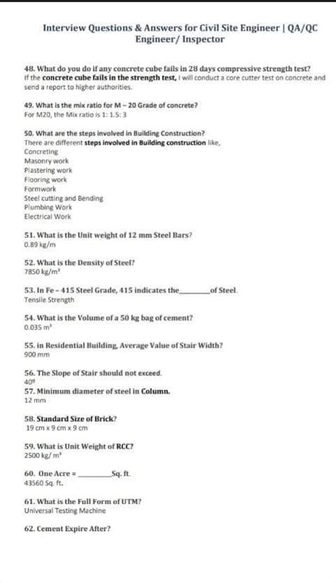 Qa Qc Interview Question Interviewtips Interviewquestions