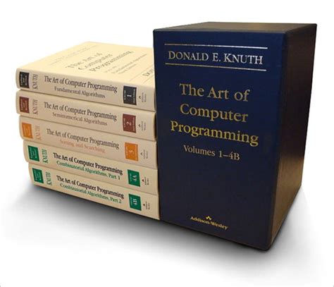 Art Of Computer Programming The Volumes 1 4b Boxed Set Paperback