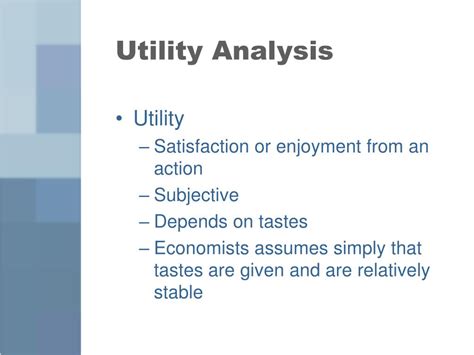 Ppt Consumer Behavior And Utility Maximization Powerpoint Presentation Id 448682