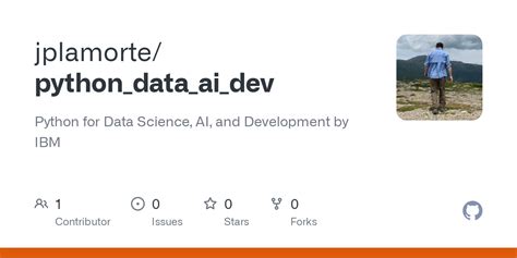 GitHub Jplamorte Python Data Ai Dev Python For Data Science AI And Development By IBM