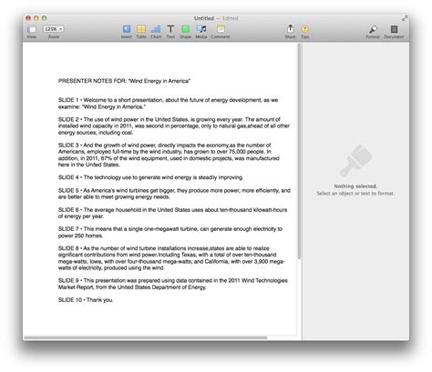 Applescript And Keynote Slide Presenter Notes