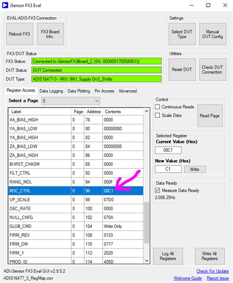 ADIS1647x Scale Sync Mode Demonstration Documents MEMS Inertial Sensors EngineerZone