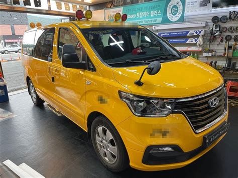 용인어린이보호통학차량썬팅 그랜드스타렉스 학원 어린이집 통학차량 전체 썬팅 재시공 애니가드 Ap8080 투과율80 썬팅 용인 처인구 포곡모현점 모터스피드