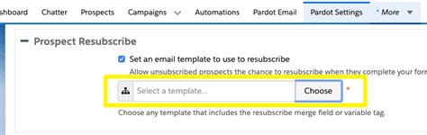 How To Set Up Pardot Resubscribe Let Prospects Opt Back In Pardot