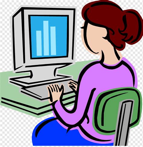 Computer Woman Cpu Electronics Text Hand Png PNGWing