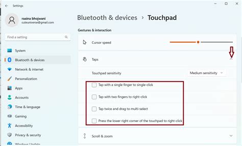Disable Touchpad Gestures In Windows 11
