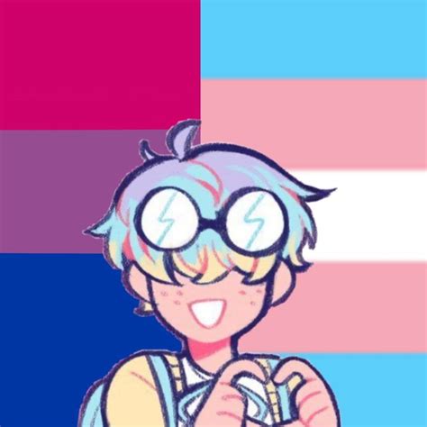 Bisexual Trans Nerd Pfp Trans Art Lgbt Art Lgbt Pride Art