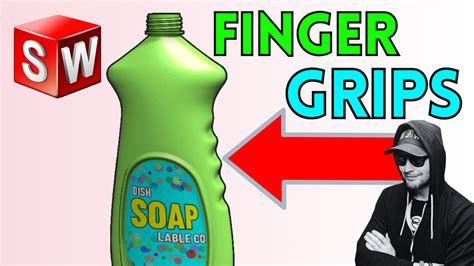 How To Make Indented Finger Grips Video Tutorial R Solidworks
