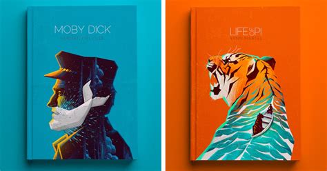 Illustrator Creates Elegant Minimalistic Covers For Classic Books