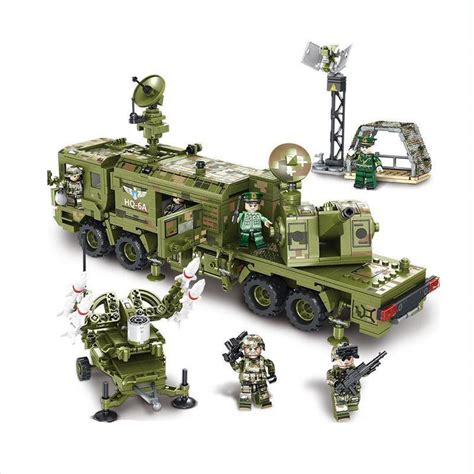 Anti Missile System Heavy Equipment Modern Military Sets Minifigures