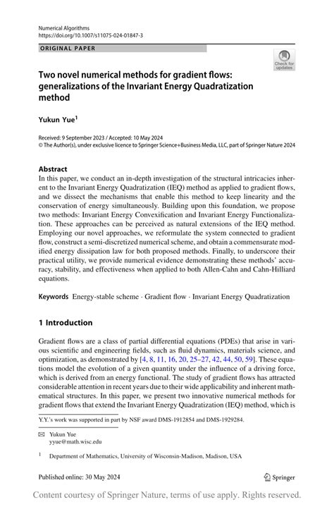 two novel numerical methods for gradient flows generalizations of the
