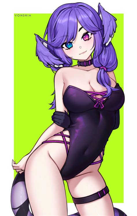 Selen Tatsuki And Selen Tatsuki Nijisanji And More Drawn By Vonshia Danbooru