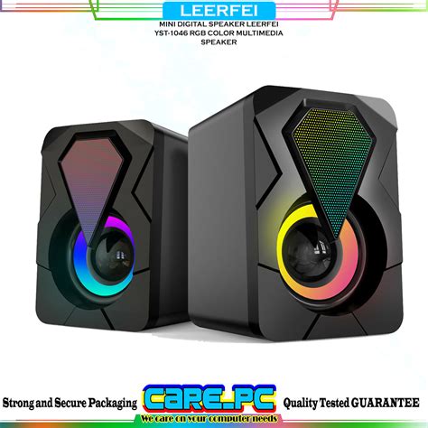 INPLAY RGB SPEAKER MS Computer Stereo Speaker For Windows PC Desktop Computer And Laptop