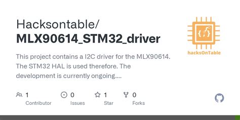 Github Hacksontablemlx90614stm32driver This Project Contains A