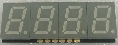 Inch SMD Seven Segment Display Digit Segment Led With White Red Colour