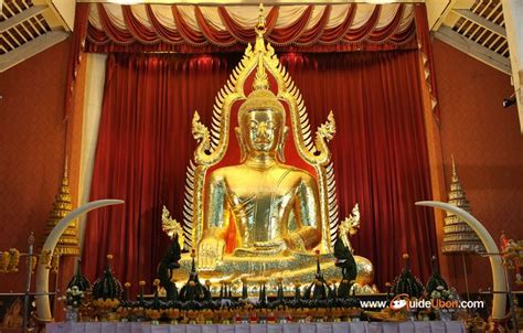 พระเจ้าใหญ่อินทร์แปลง วิหารวัดมหาวนาราม จังหวัดอุบลราชธานี พระพุทธเจ้า ศาสนาพุทธ ศิลปะ