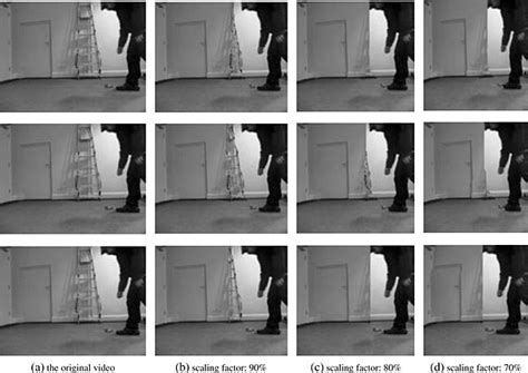 An Example Of Resized Videos By Different Seam Carving Based Video Download Scientific Diagram