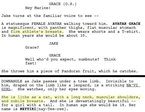 James Cameron Be Really Horny When Writing The Avatar Script R Menwritingwomen