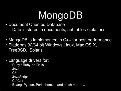 Building Applications With Mongodb An Introduction Ppt Download