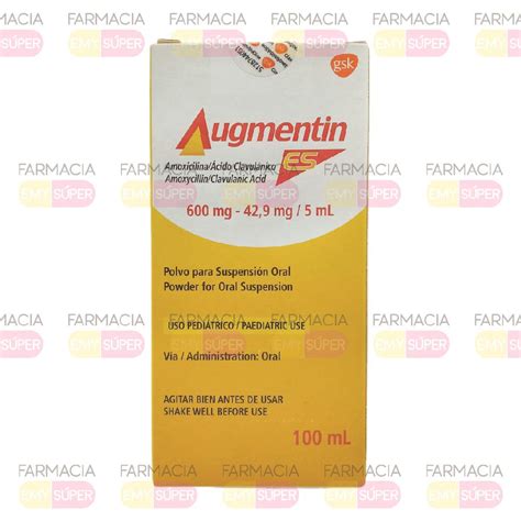 Augmentin Es 600 Mg 100 Ml Farmacia Emy