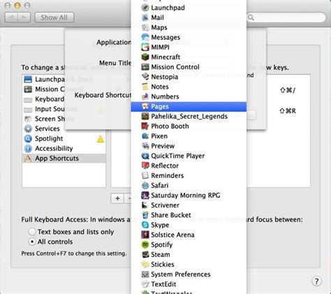 How To Add A Keyboard Shortcut To A Duplicate Menu Item Os X Tips Cult Of Mac
