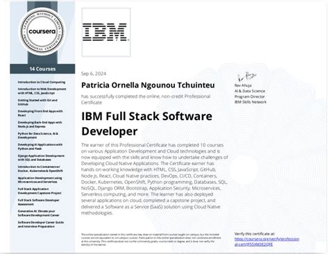Patricia Ornella Ngounou Tchuinteu On Linkedin Ibmcertified