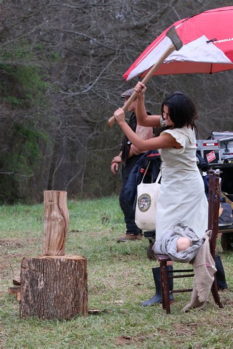 Selena Gomez On The Set Of Dubious Battle In Atlanta Hawtcelebs